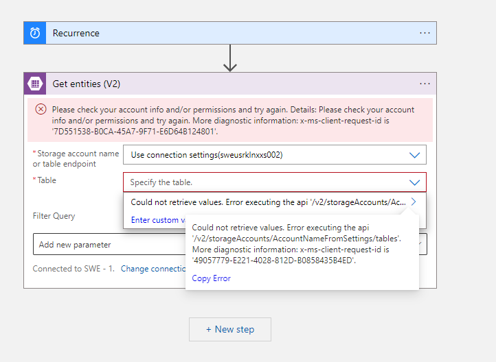 Logic App Recurrence Error Microsoft Qanda
