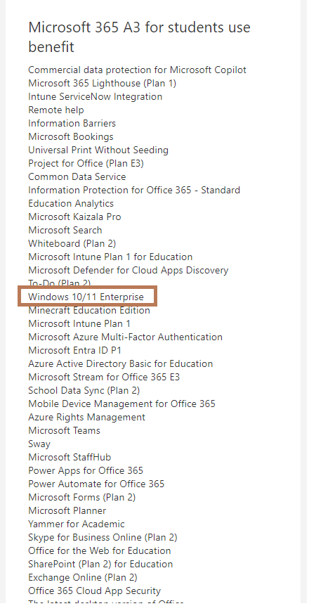 Windows Download for Microsoft 365 A3 License - Microsoft Q&A