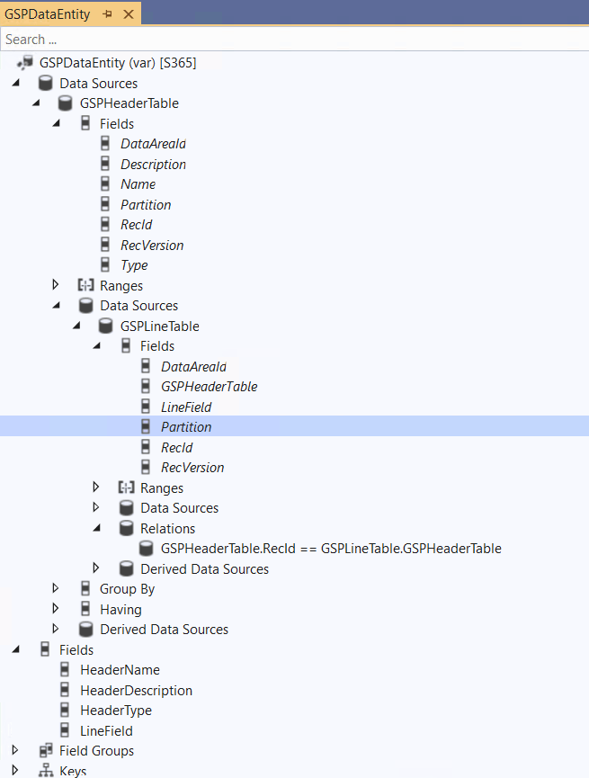 D365fo Custom Created Table And Dataentity Excel Add In Returns Error Error Message No