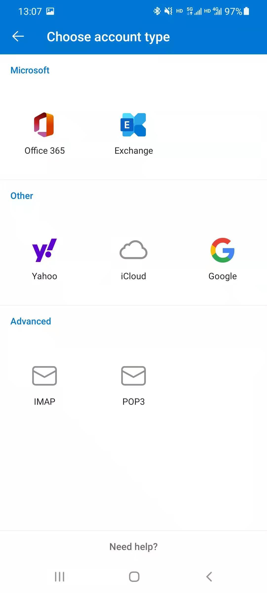 安卓手机使用outlook app设置exchange账户 - Microsoft Q&A