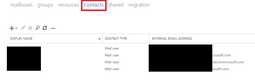 Why do a small number of AD accounts appear as contacts in on prem ...