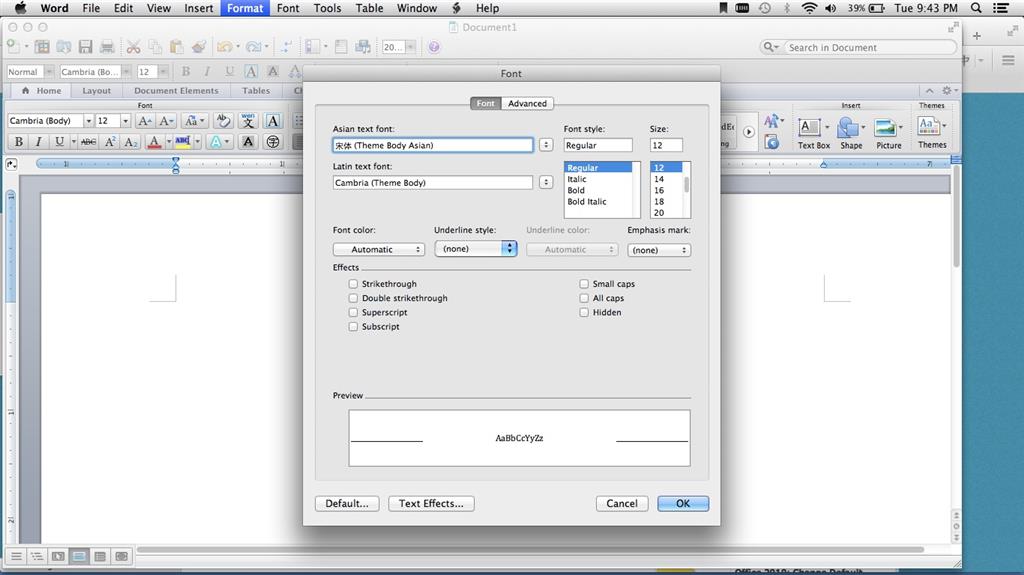 Disabling Asian Text Font in the Font pane - Microsoft Q&A