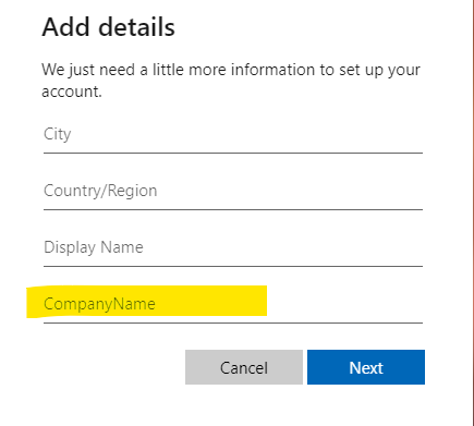 Self-Signup flow is not populating custom attribute fields. - Microsoft Q&A