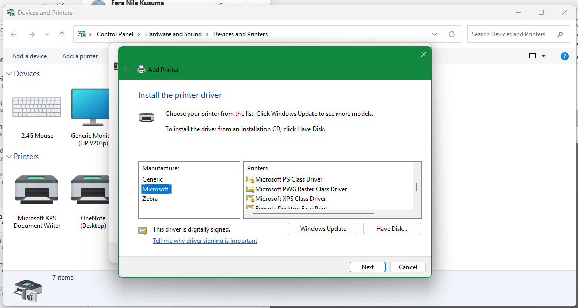 Hi, I can't add Microsoft Print to PDF - Microsoft Q&A