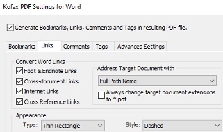 How to get KOFAX PDF conversion to preserve hypertext links in Word ...