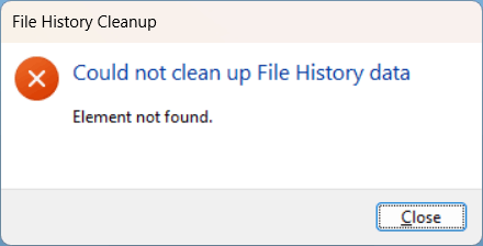 Windows 11 upgrade has broken File History - Microsoft Q&A