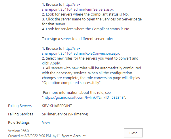 Server Role configuration isn't correct? - Microsoft Q&A