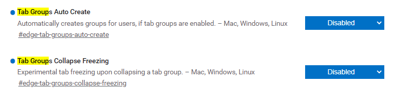 Disable Tab Grouping - Microsoft Q&A