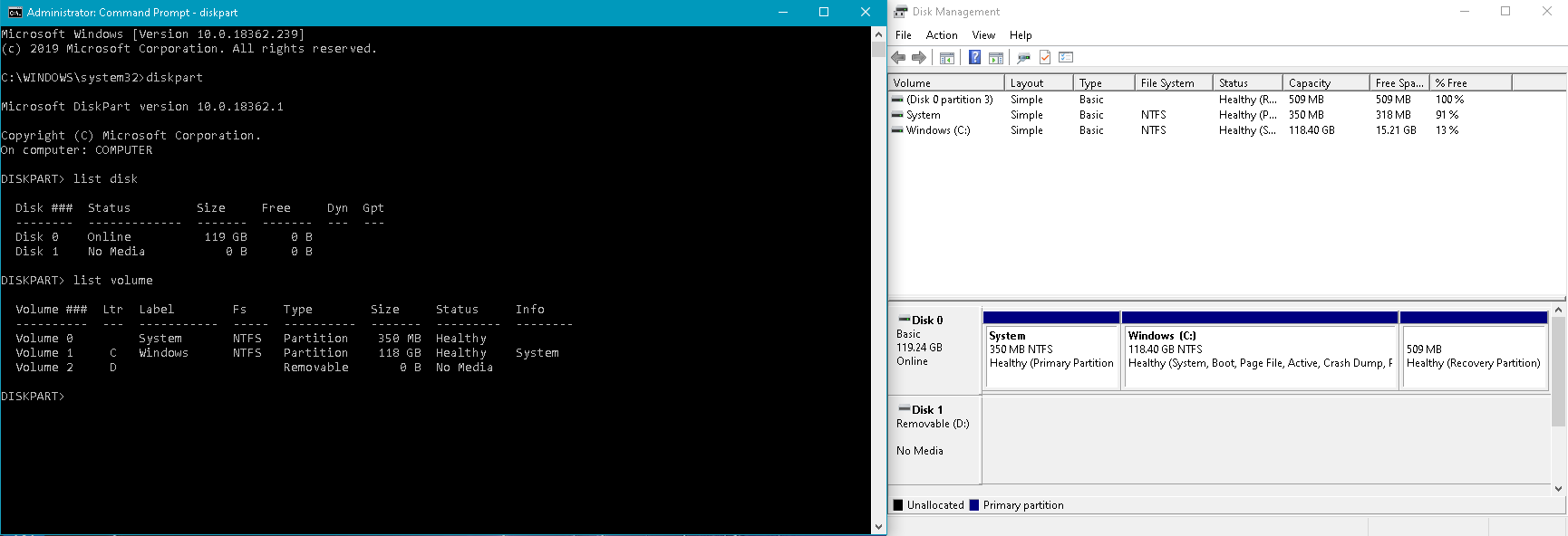 Flash Drive labeled as "No Media" - Microsoft Q&A
