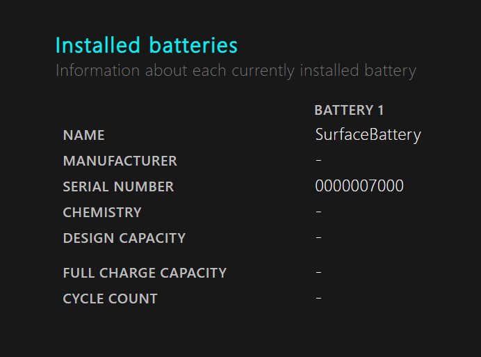 Battery showing wrong percentage or unknown remaining - Microsoft Q&A