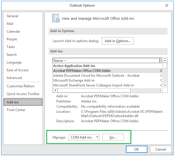 Cannot Start Microsoft Outlook Cannot Open The Outlook Window The Set Of Folder Cannot Be