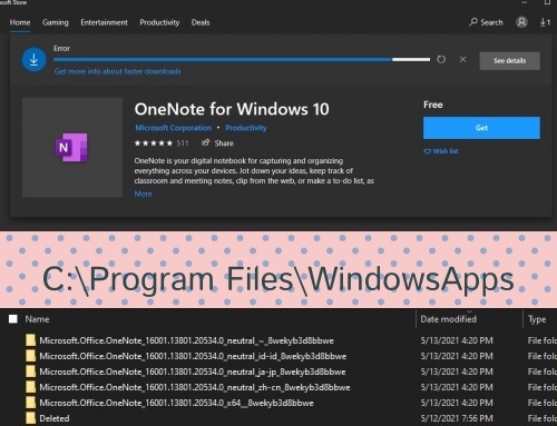 Unable to install, uninstall, and reinstall Onenote App from Ms Store ...