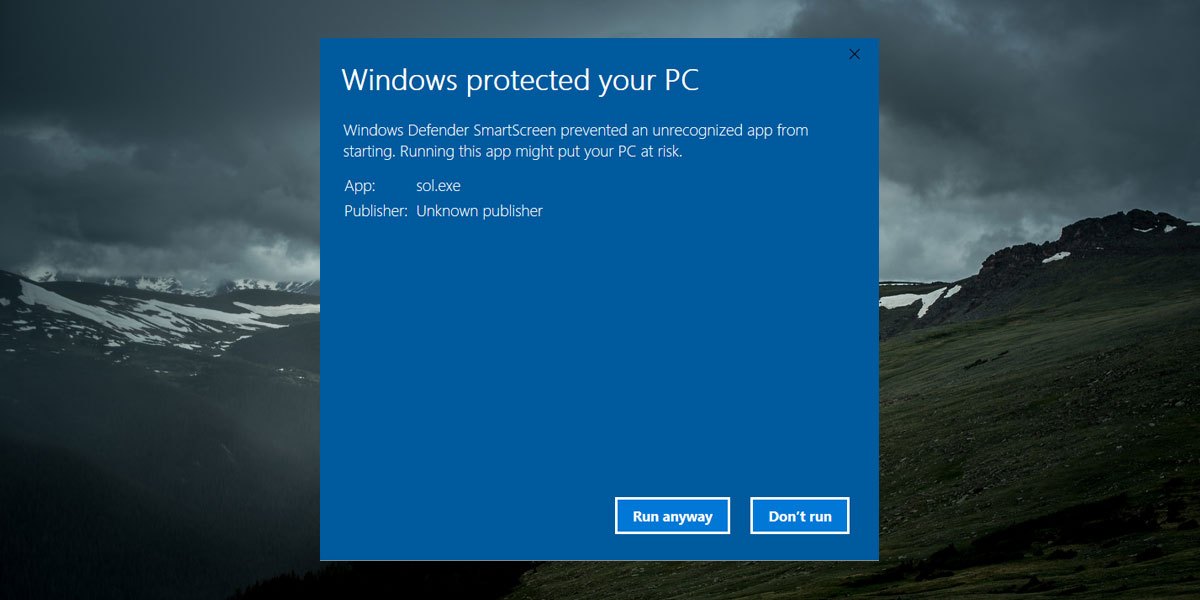 Windows Defender SmartScreen Warning Prompt No Longer Showing! - Microsoft Q&A