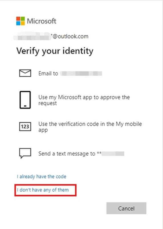 I cannot sign into my Hotmail account & 2 step verification not working ...