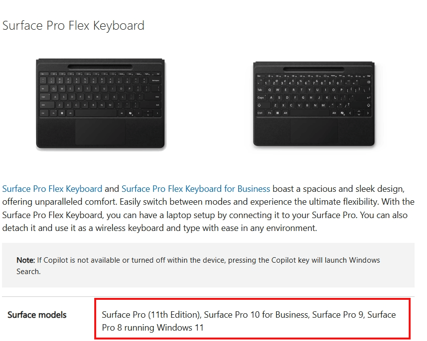 i bought the surface pro 10, will i be able to use the surface pro flex ...