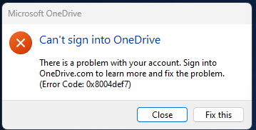 Problems signing and staying signed into onedrive - Microsoft Q&A