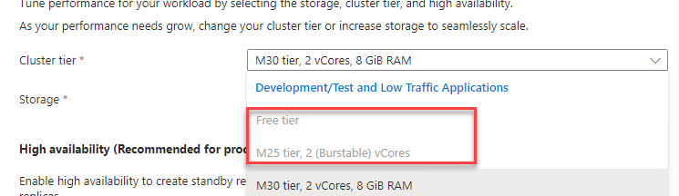 How To Scale Down Azure Cosmos Db For Mongodb Vcore Storage Microsoft Qanda 1479