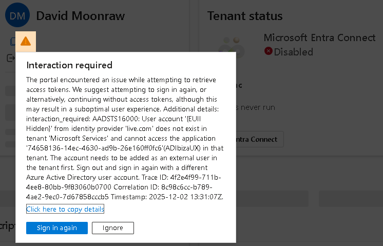 How to fix token validation failed - error message - Microsoft Q&A
