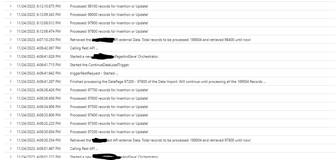 Durable Azure Function Orchestrator Stopping Without Any Exceptions