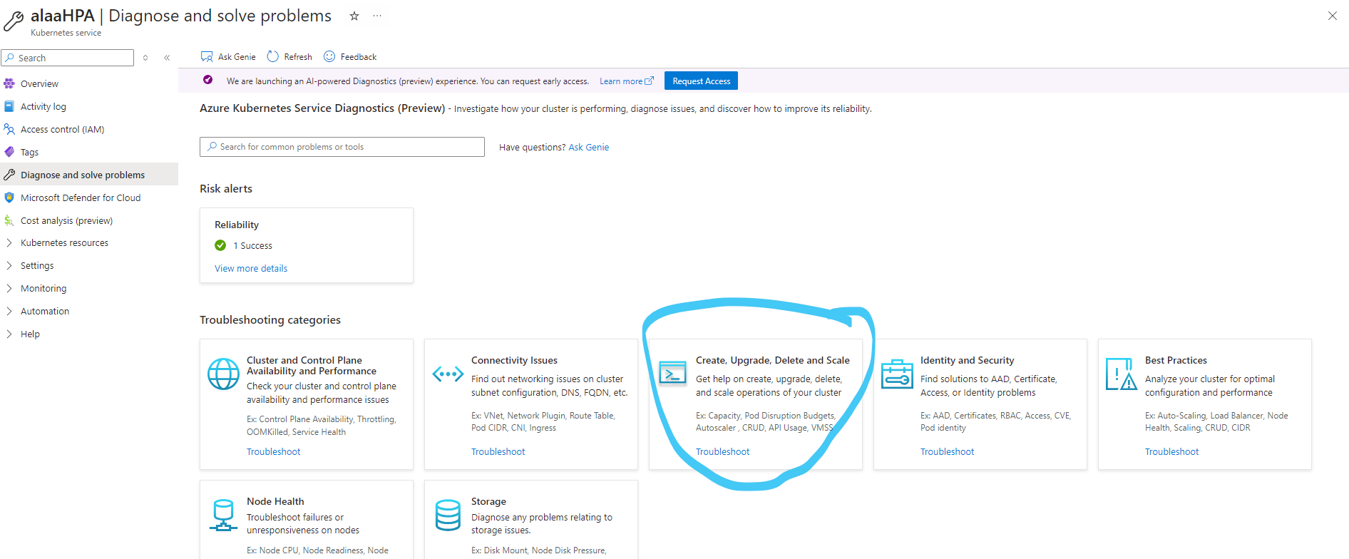 AKS cluster stuck in failed state - Microsoft Q&A