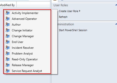 Service Offering SCSM 2022 user right to see the SO on the Portal ...