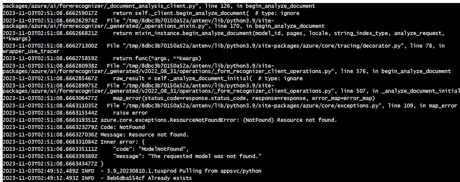 How to export/copy trained model from Document Intelligence with Docker ...