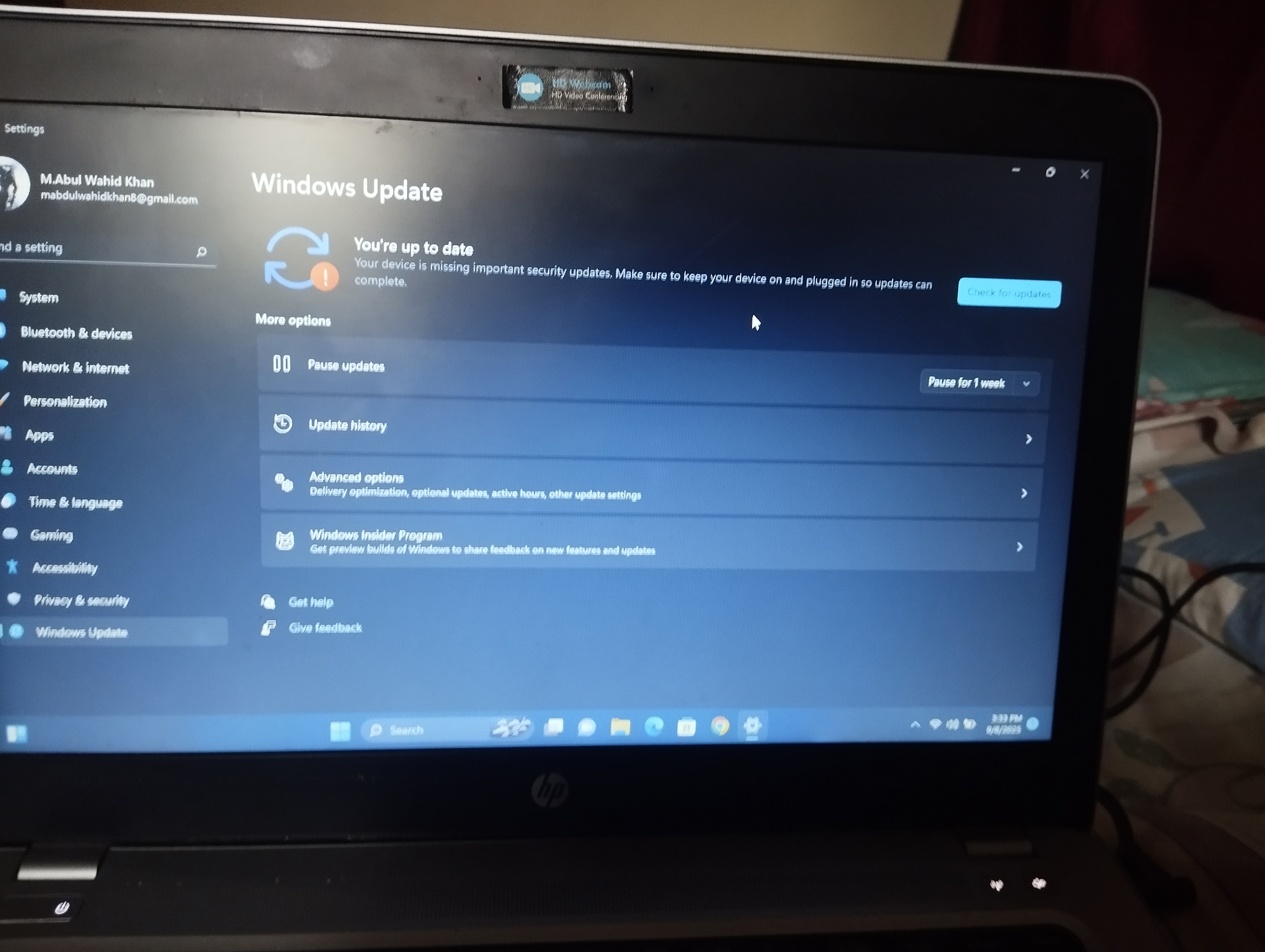 Windows 11 update problem even after updating everything the sign still ...