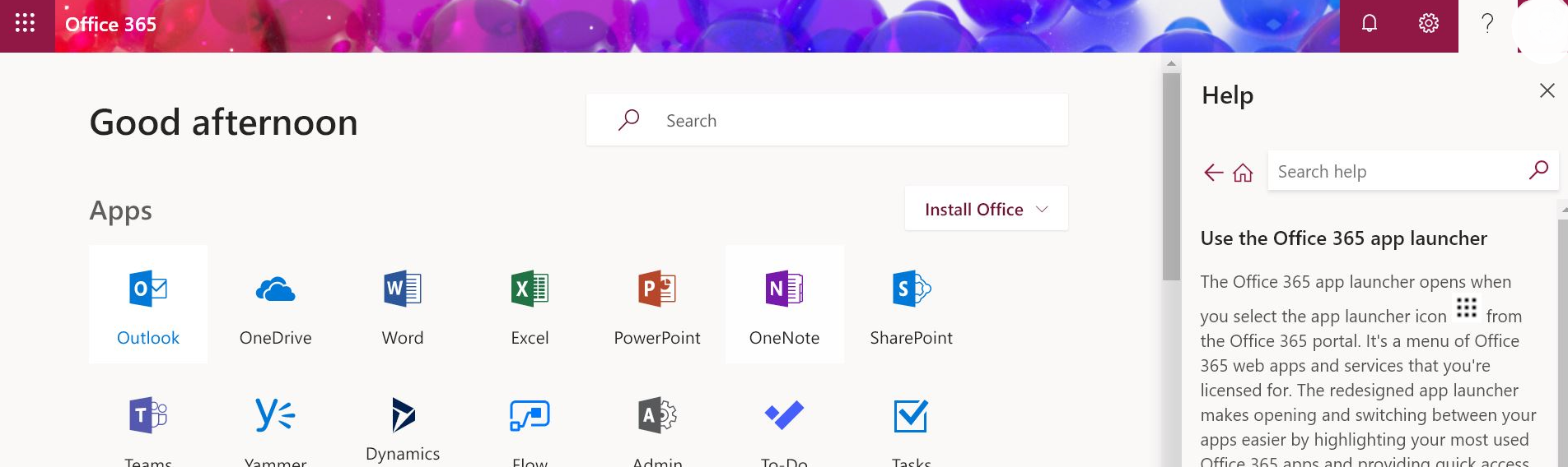 Office365 Landing Page - Microsoft Q&A
