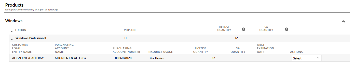 MS Business Center - License Keys - Microsoft Q&A