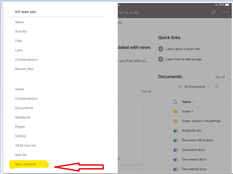 Viewing Document Library in Onedrive App - Microsoft Q&A