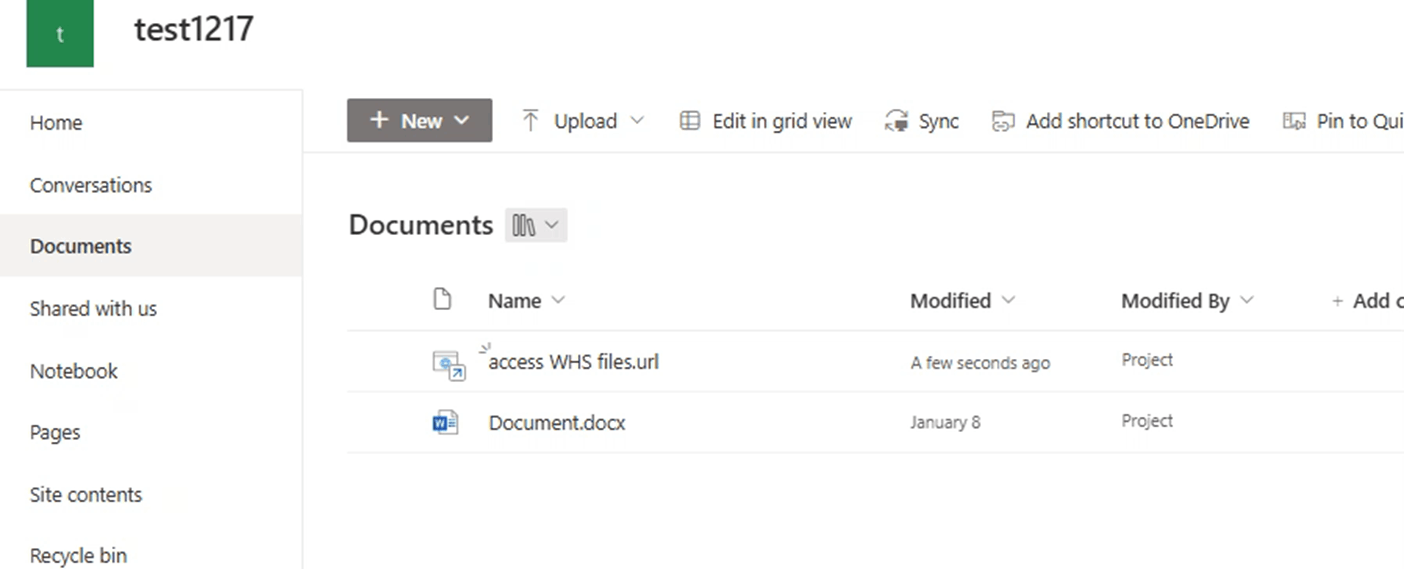 How do I create a shortcut to a Teams Files folder in another folder on our company's SharePoint ...