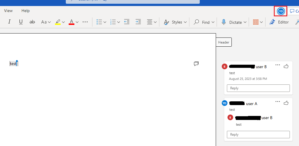 How can multiple external user comment on one word document via ...