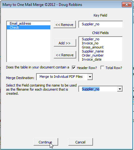Mail Marge with more than one record to a page - Microsoft Q&A