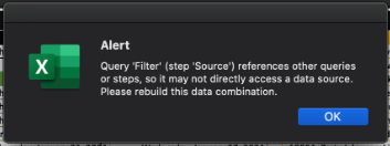 How to ignore Privacy Levels in Power Query for Mac - Microsoft Q&A