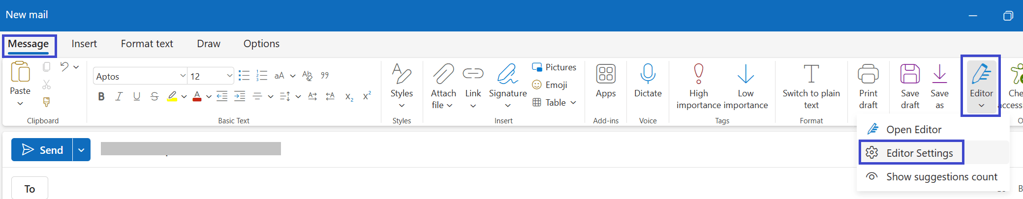 Smart suggestions does not appear in outlook - Microsoft Q&A