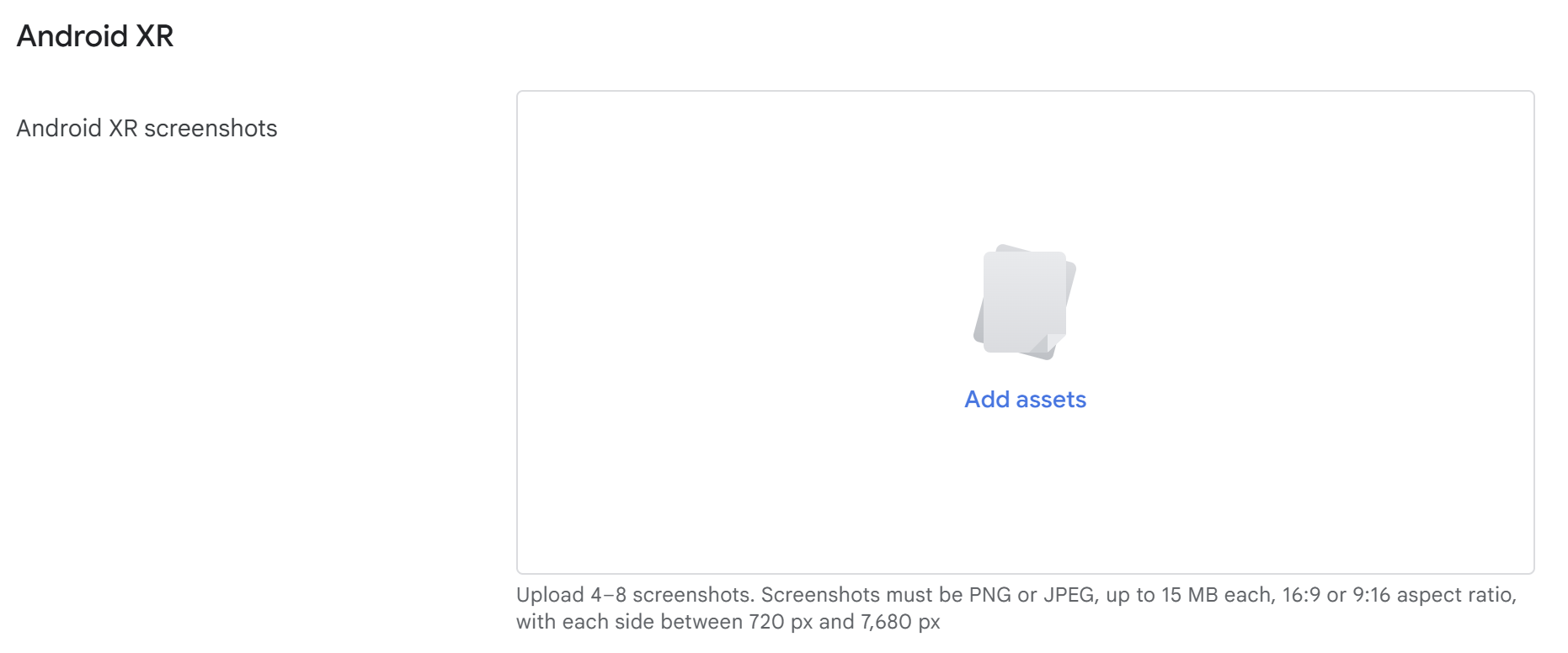 Should I add screenshots for Chromebook and Android XR on Google Play ...