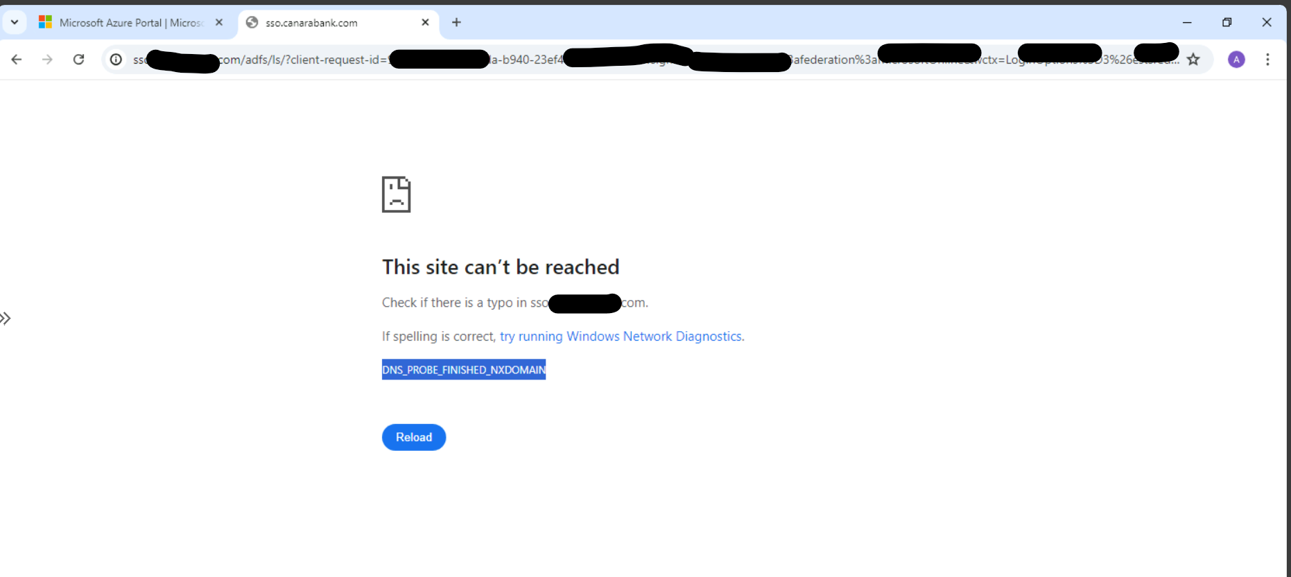 Virtual Machine Dns Issue This Site Cant Be Reached Microsoft Qanda 
