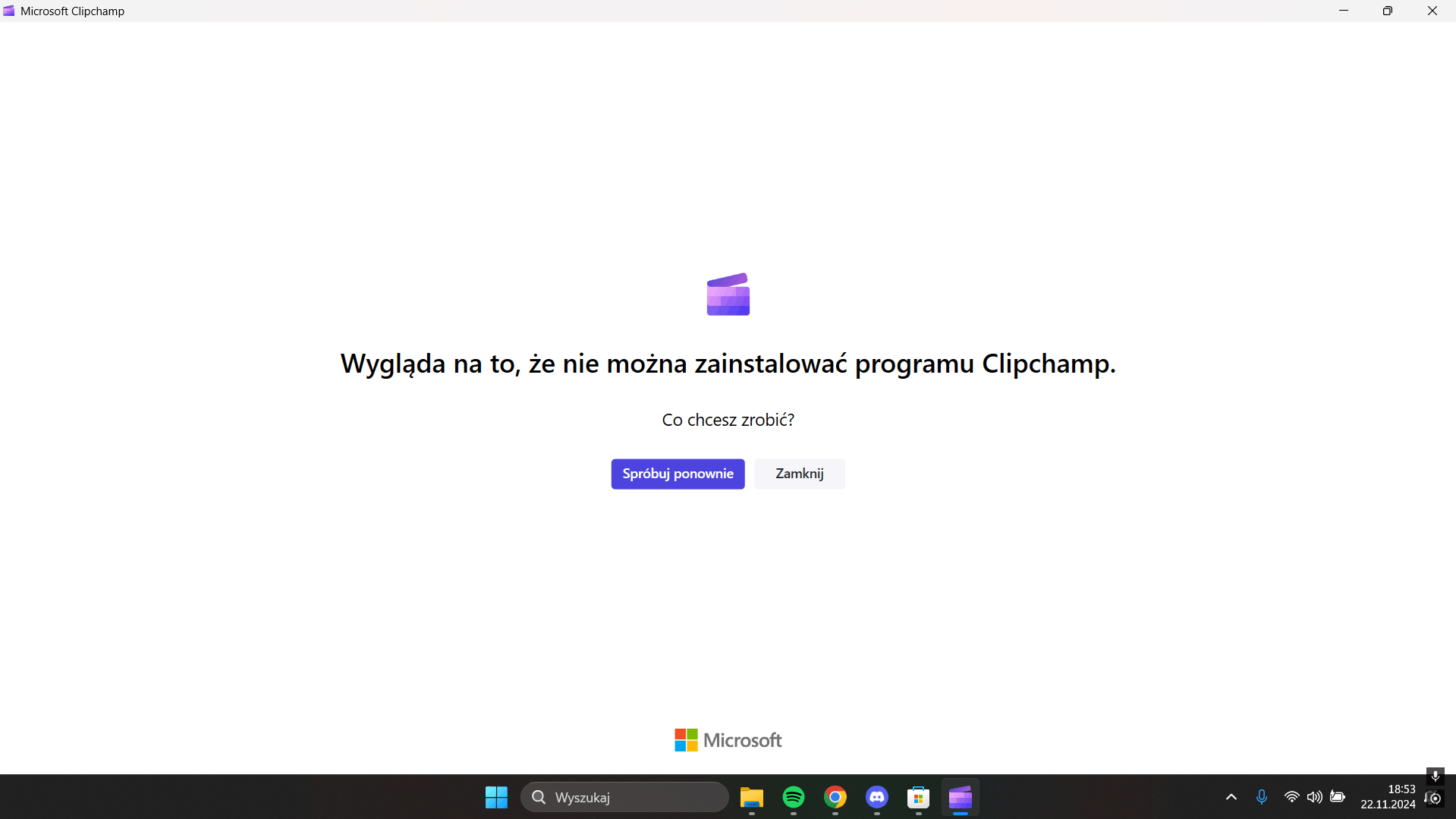 Why my clipchamp doesn't work? - Microsoft Q&A