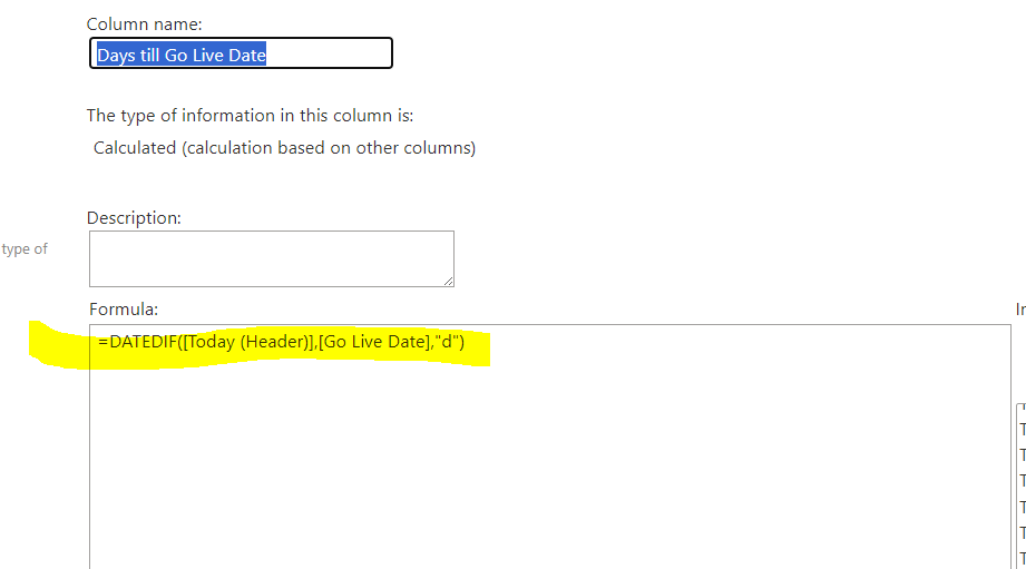 SharePoint List Header- Column names & calculate number column value not showing - Microsoft Q&A