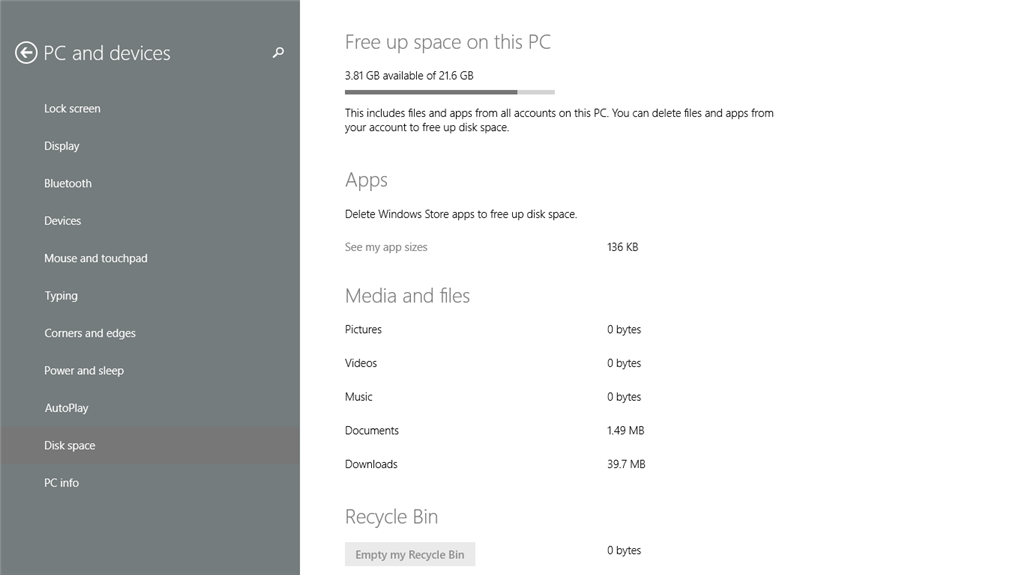 My new laptop has no memory left, what is happening? - Microsoft Q&A