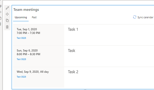 Microsoft SharePoint Group Calendar Widget - Microsoft Q&A