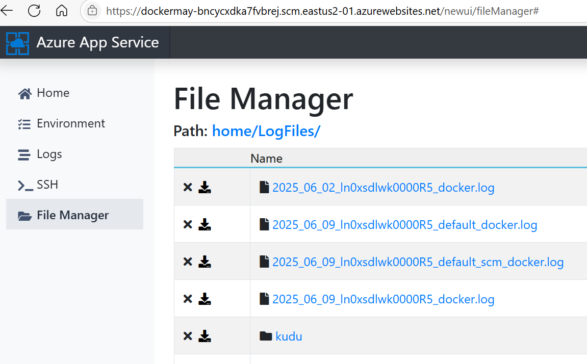 Inconsistent logs for App Service - Microsoft Q&A