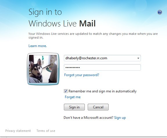 windows live mail sign in box for microsoft - Microsoft Q&A