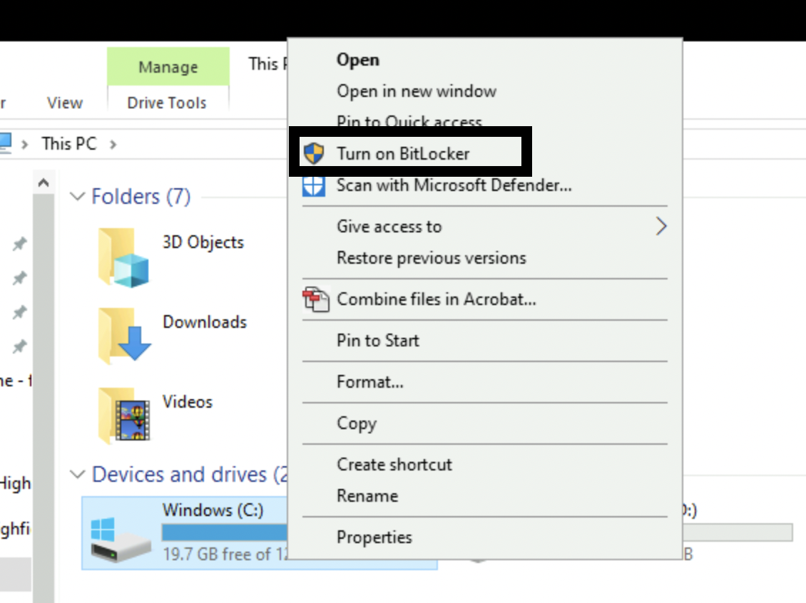 Bitlocker enable - intune - how to confirm its enabled - Microsoft Q&A