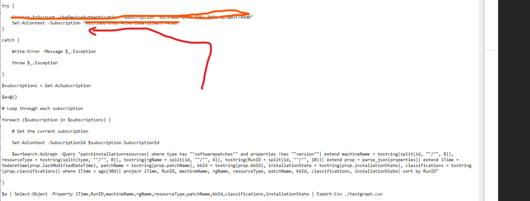 Fetching update report using PShell or Azure CLi - Microsoft Q&A Fetching update report using PShell or Azure CLi - Microsoft Q&A