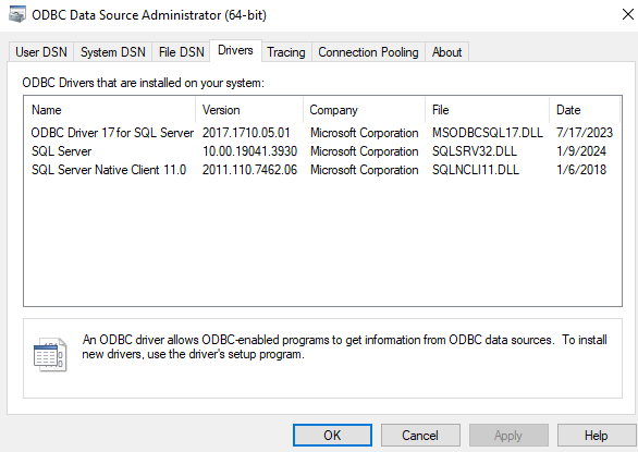 Issues Installing Latest Microsoft Ole Db Driver For Sql Server