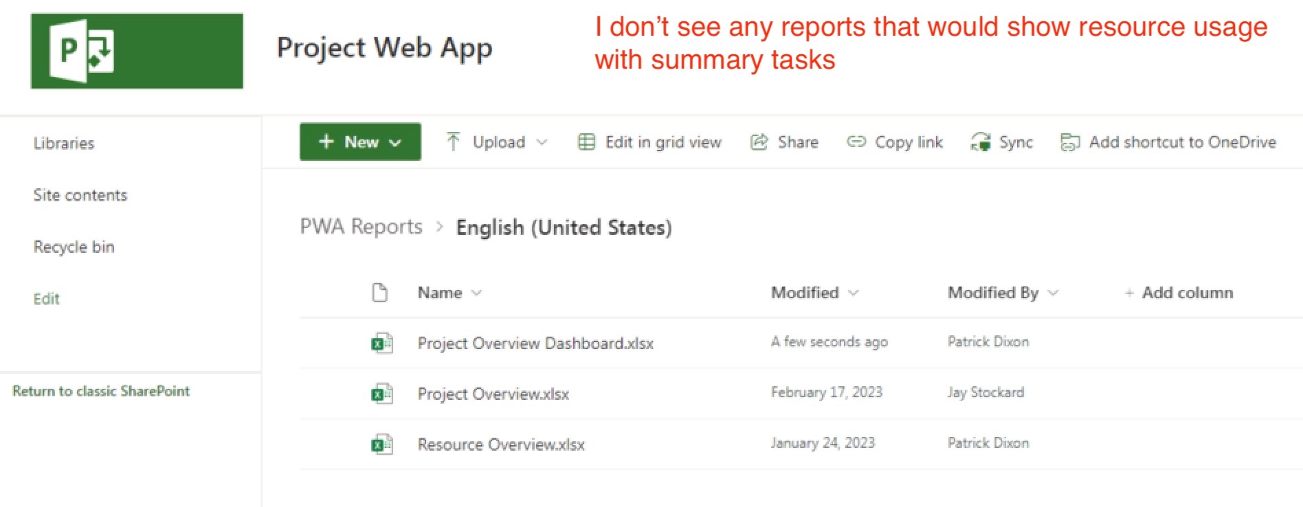 MS Project: Can I view Resource Usage with Summary Tasks? - Microsoft Q&A