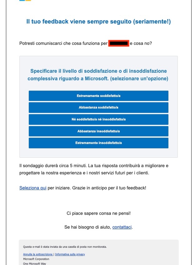 is the email sent from msexperience.microsoft.com scam? - Microsoft Q&A