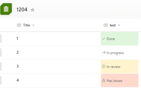 Column formatting not showing when view shown in a SharePoint List Web Part - Microsoft Q&A