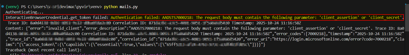 How to Corretly request email using graph api? - Microsoft Q&A